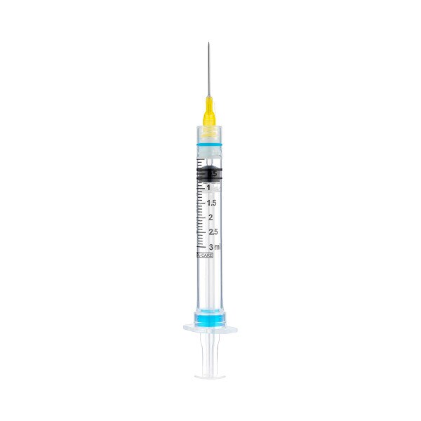 3mL Luer Lock S. Syringe Exchangeable N 23G x 1" | Azer Scientific