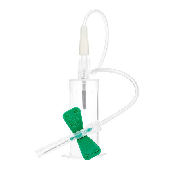 21G Safety Blood Collection Needle, 7", Holder | Azer Scientific