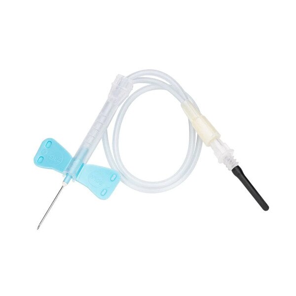 23G Safety Blood Collection Needle, 12", Luer | Azer Scientific