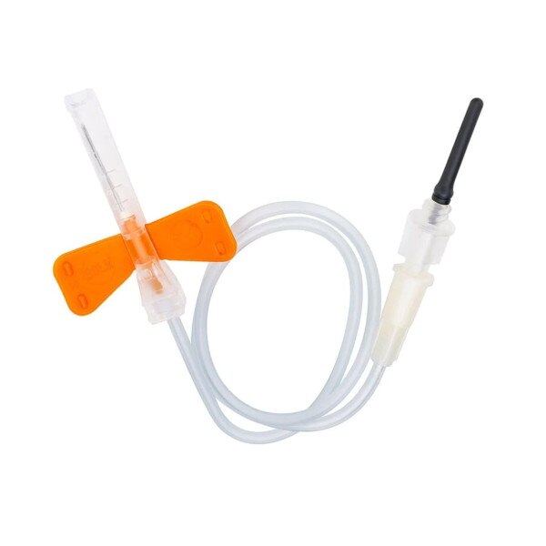 25G Safety Blood Collection Needle, 7", Luer | Azer Scientific