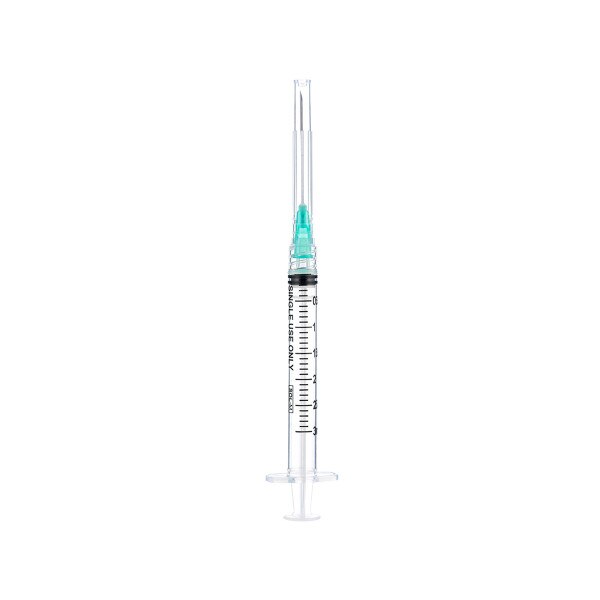 SOL-M 3mL Luer Lock Syringe Ex. Needle 22G x 1 1/2'' | Azer Scientific