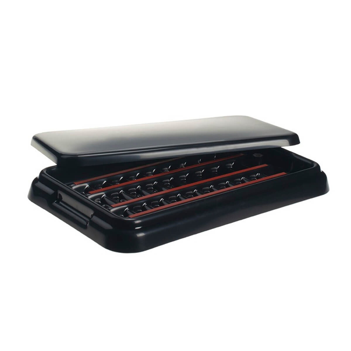 20 Slide Staining Tray System, Black Lid | Azer Scientific