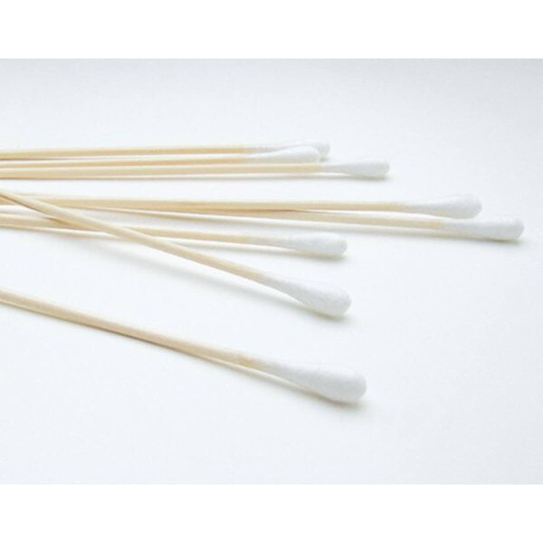 Wooden Applicator Stick, Cotton Tip (one End) | Azer Scientific
