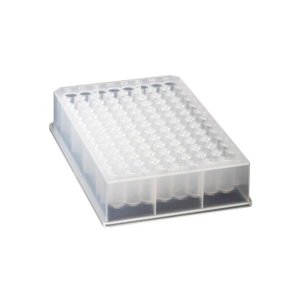 96-Well Plate, PP, Conical-Bottom, 1mL | Azer Scientific