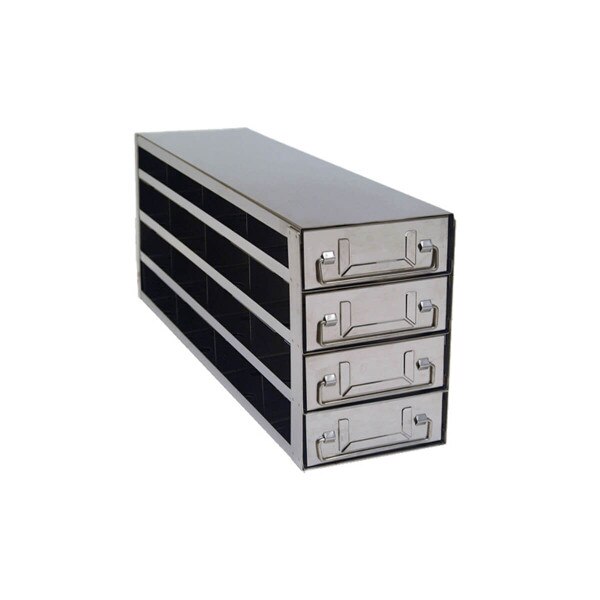 Cryogenic Freezer Rack, 4 drawers, 16 box capacity | Azer Scientific