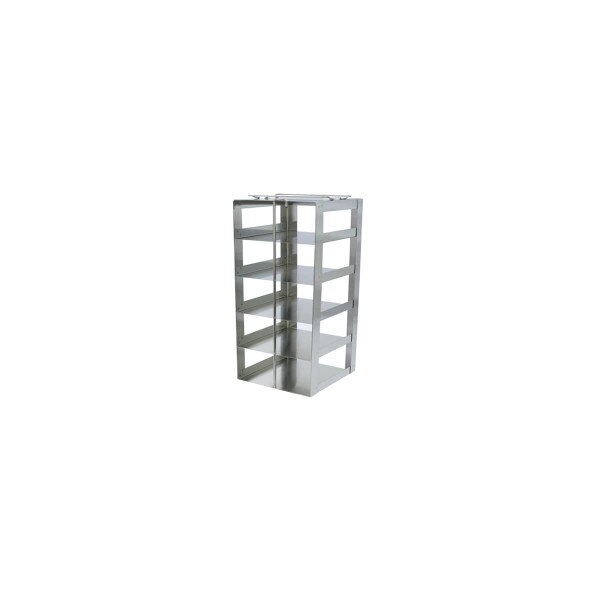 Cryogenic Freezer Rack, Vertical, 5 box capacity | Azer Scientific