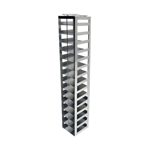 Cryogenic Freezer Rack, Vertical, 15 box capacity | Azer Scientific