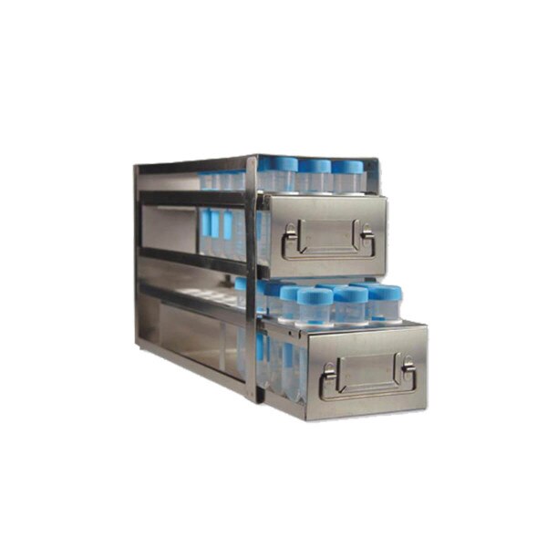 Cryogenic Freezer Rack For 50 mL conical tubes 78 tubes | Azer Scientific