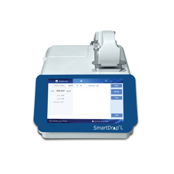 SmartDrop L Nano Spectrophotometer | Azer Scientific