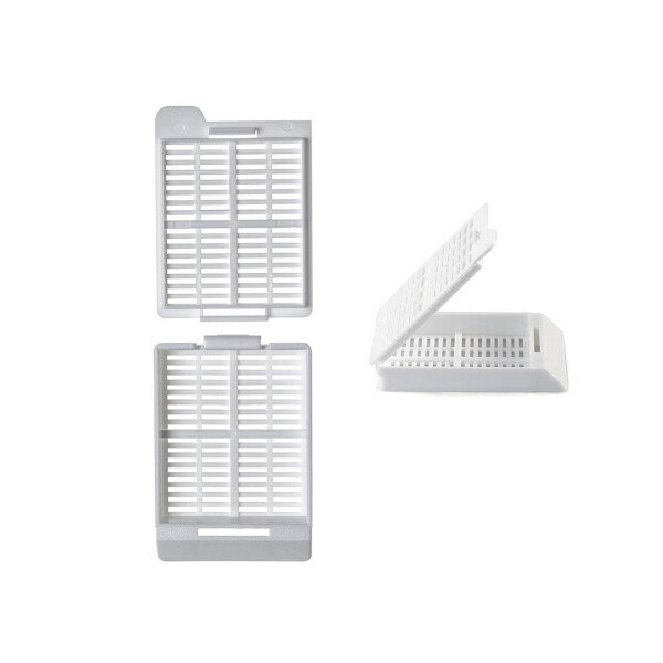 Taped Tissue Cassettes, 45º angle front | Azer Scientific