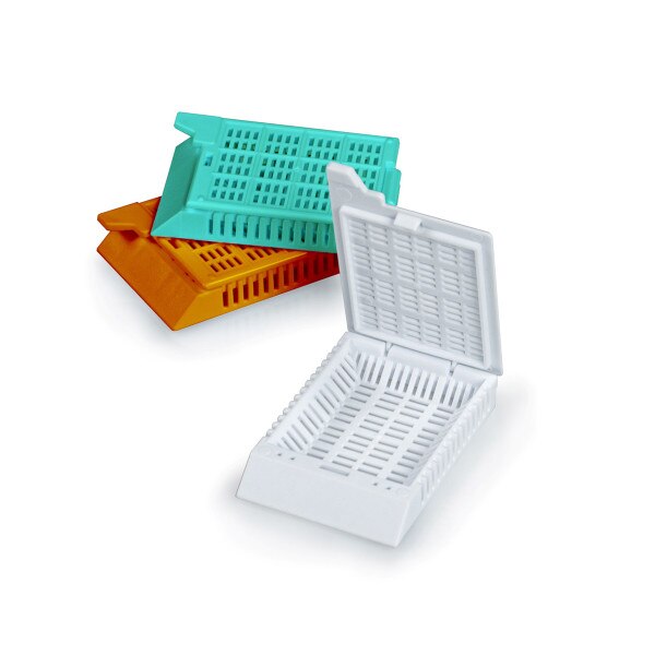 SUPERFLO™ Tissue Cassettes, taped, hinged lid | Azer Scientific