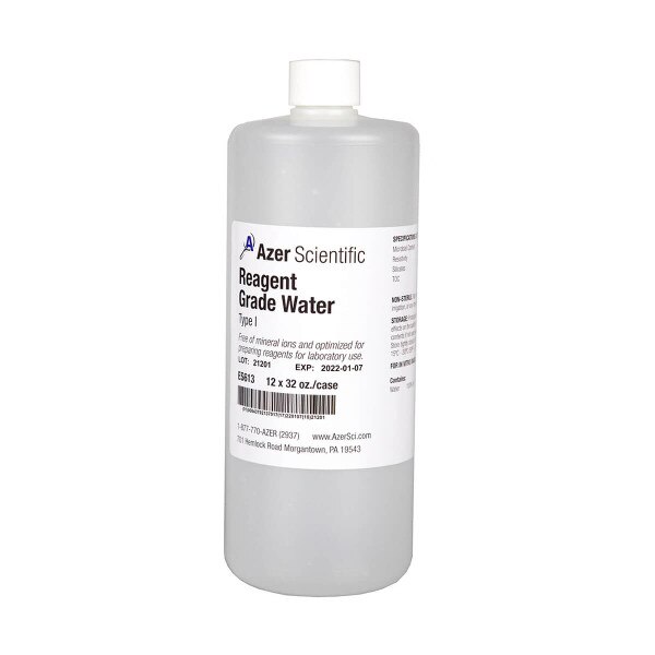 Reagent Grade Water | Azer Scientific