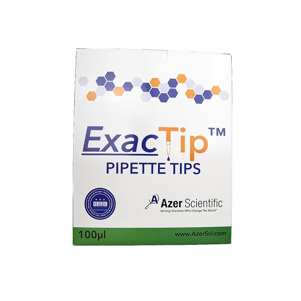 ExacTip Pipette Tips 100uL Sterile, Filter Tip, Ext | Azer Scientific