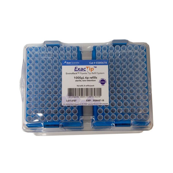 ExacTip Pipette Tips, 1000uL, Refills | Azer Scientific