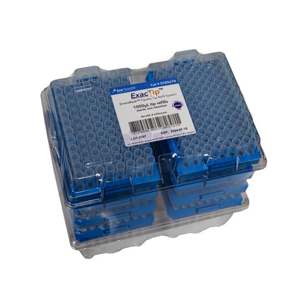 ExacTip Pipette Tips, 1000uL, Refills | Azer Scientific
