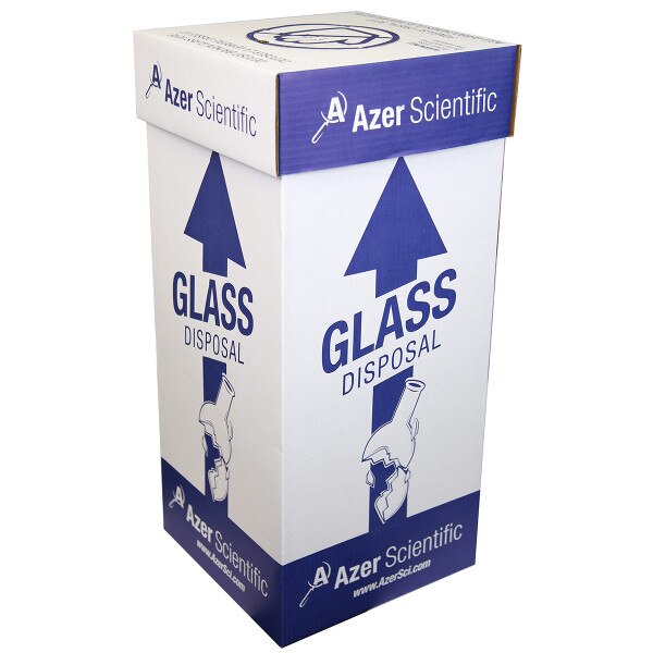 Azer Broken Glass Disposal Box (Floor Model) | Azer Scientific