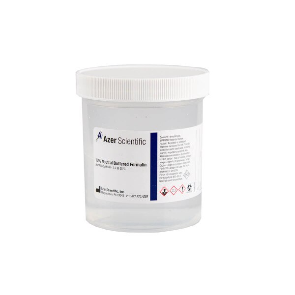 480 mL Prefilled Formalin Container | Azer Scientific
